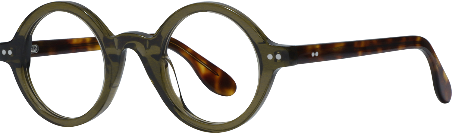 Darren Round Green Eyeglasses | Fytoo Optical