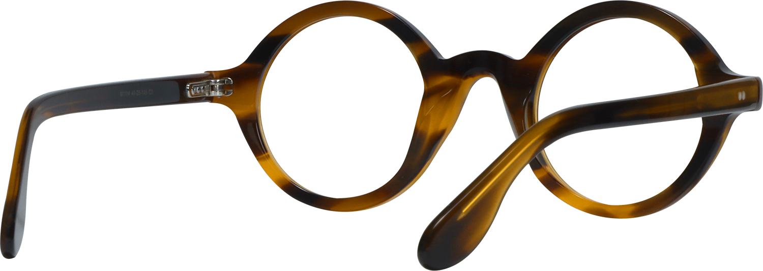 Darren Round Tortoiseshell Eyeglasses | Fytoo Optical