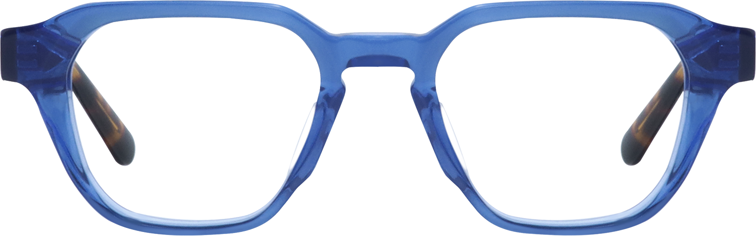 Bailey Geometric Blue Eyeglasses | Fytoo Optical