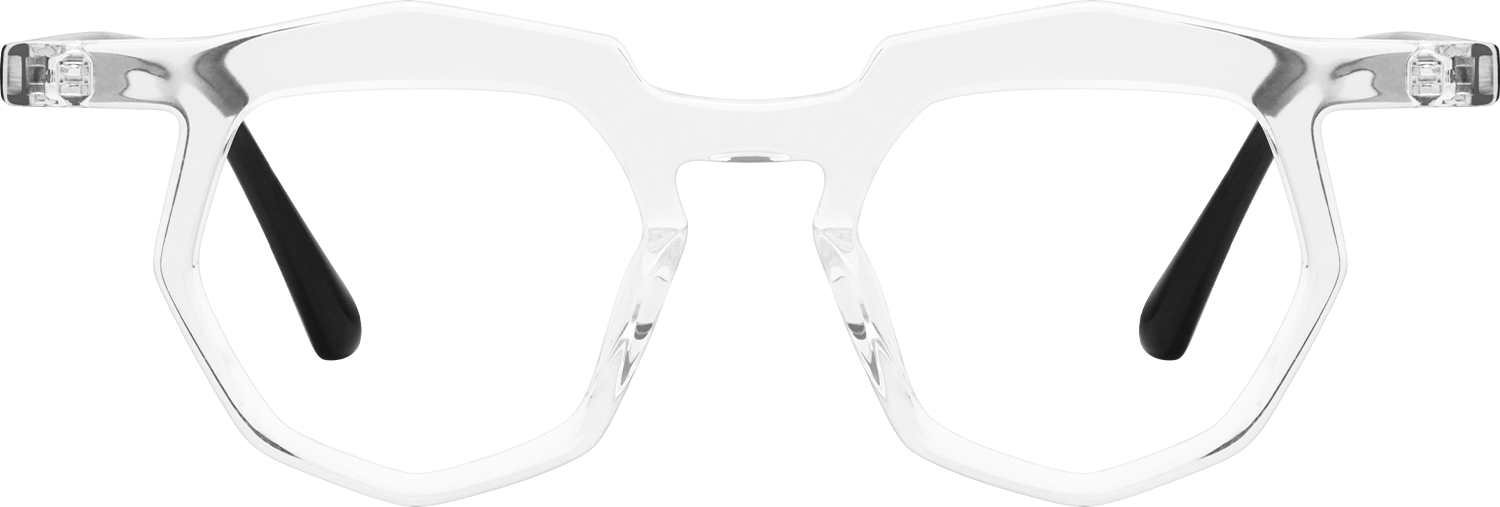 Stevie Geometric Transparent Eyeglasses | Fytoo Optical