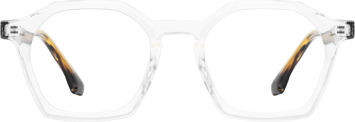 Giselle Geometric Transparent Eyeglasses | Fytoo Optical