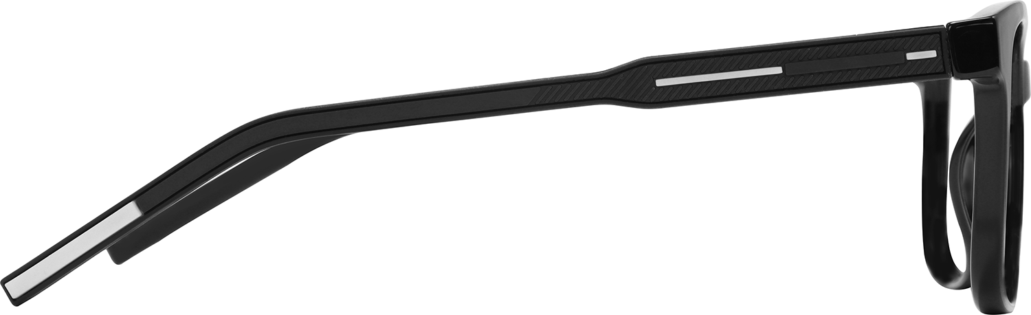 Alden Square Black Sport Glasses | Fytoo Optical