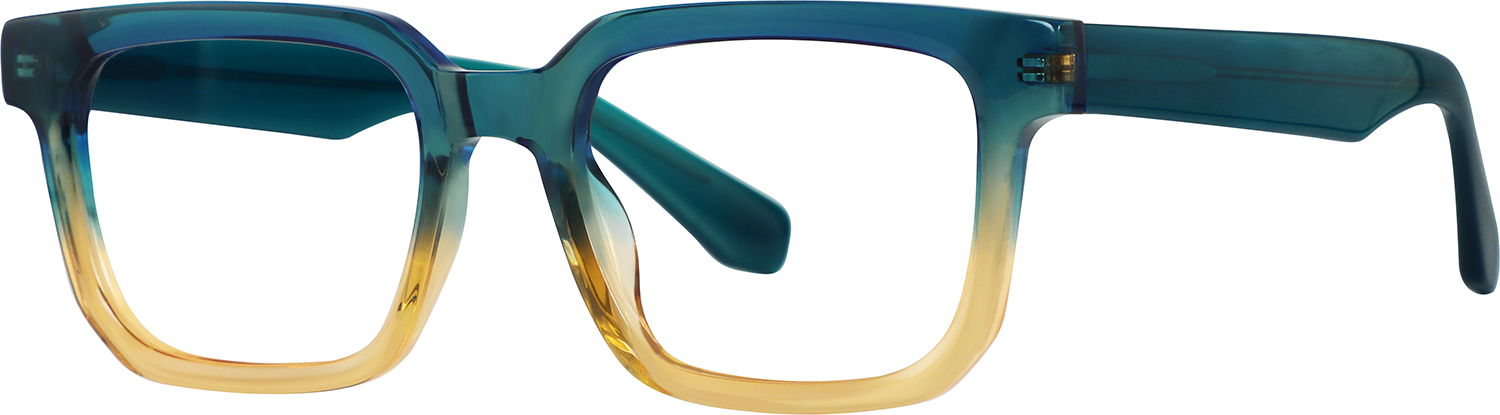 Neal Rectangle Two-Tone Eyeglasses | Fytoo Optical