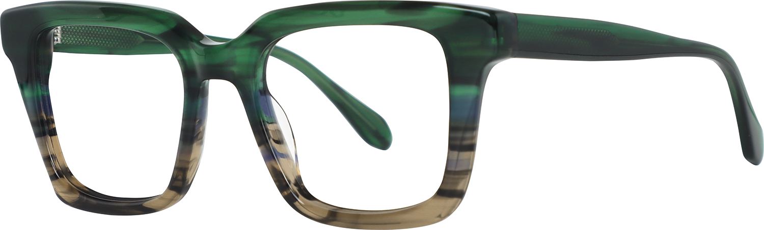 Hadrien Square Green Eyeglasses | Fytoo Optical