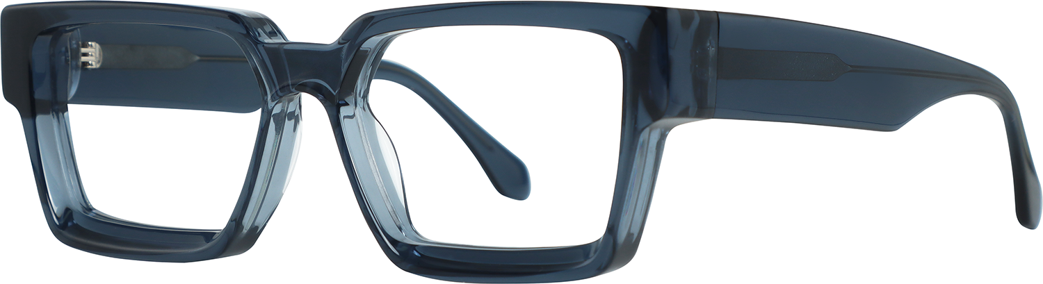 Philemen Rectangle Blue Eyeglasses | Fytoo Optical