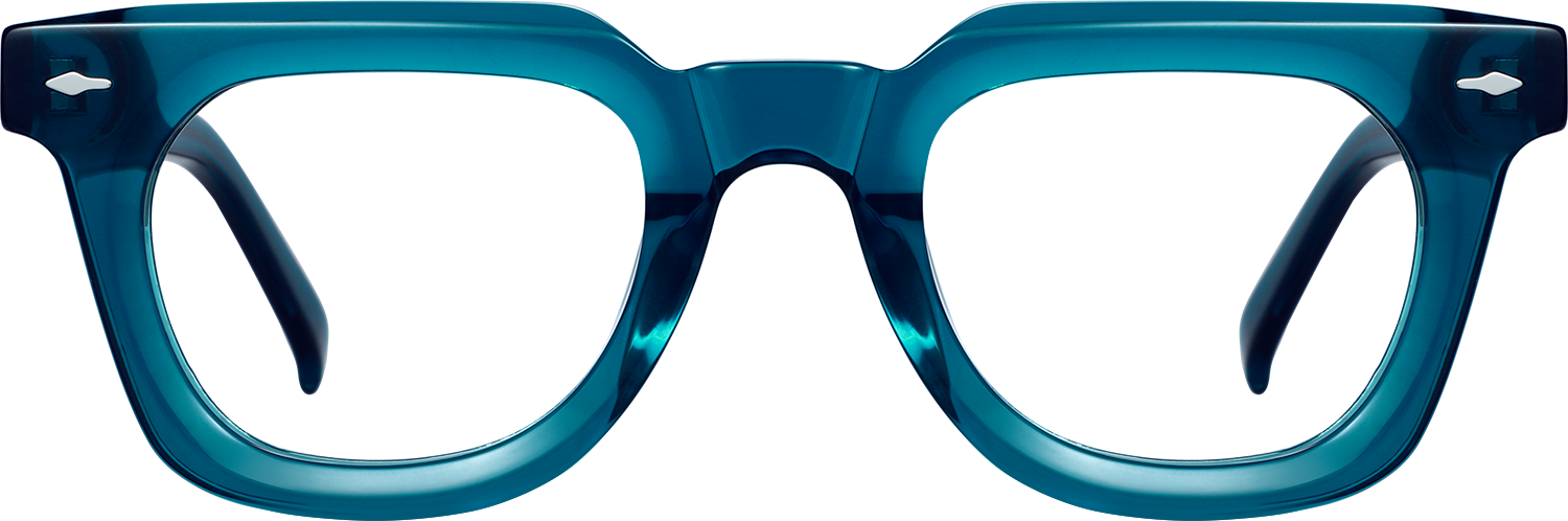 Roch Square Blue Eyeglasses | Fytoo Optical