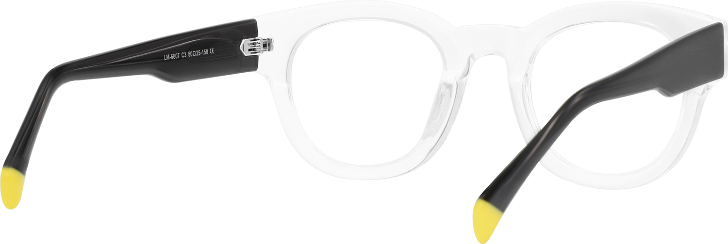 Kelsey Square Transparent Eyeglasses | Fytoo Optical