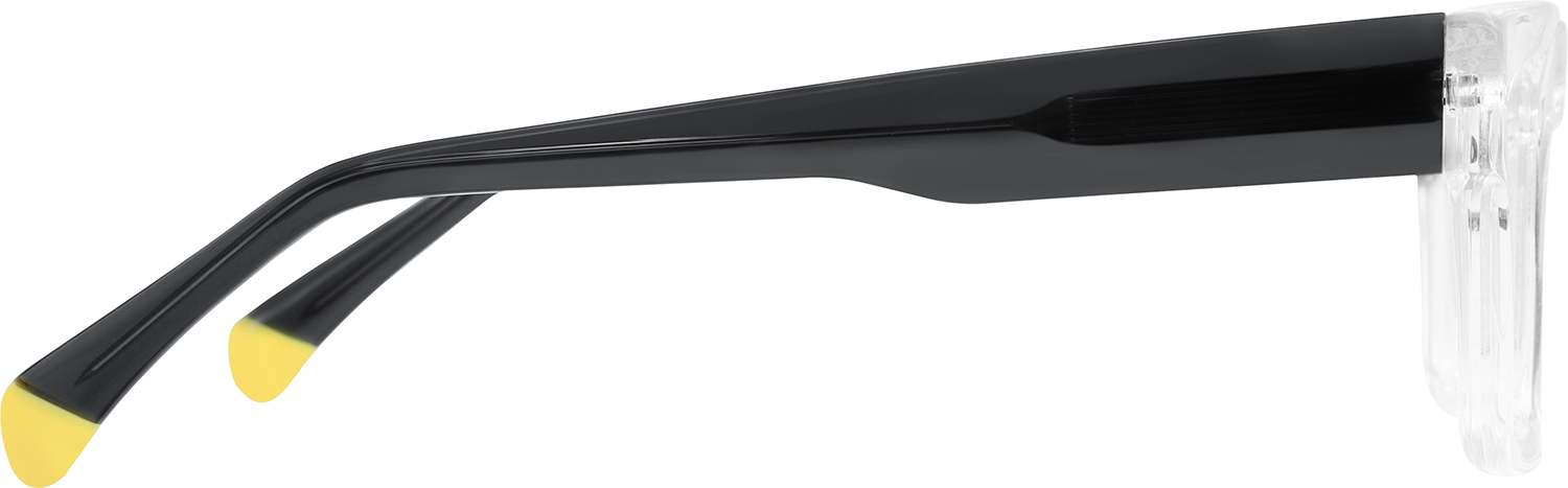 Enzo Rectangle Transparent Eyeglasses | Fytoo Optical