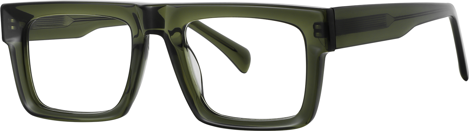 Enzo Rectangle Two-Tone Eyeglasses | Fytoo Optical