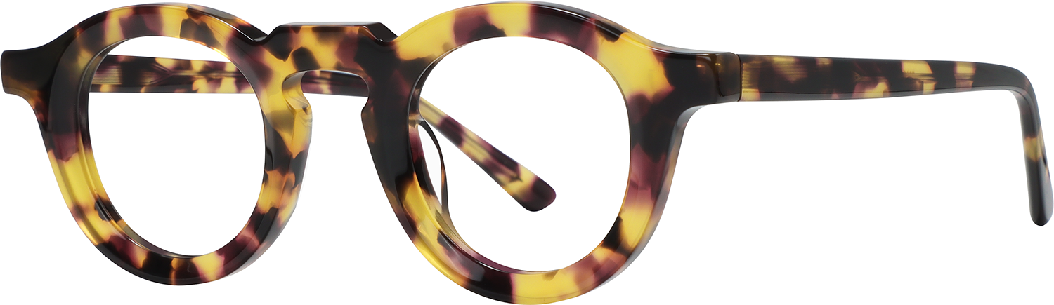 Janick Round Tortoiseshell Eyeglasses | Fytoo Optical