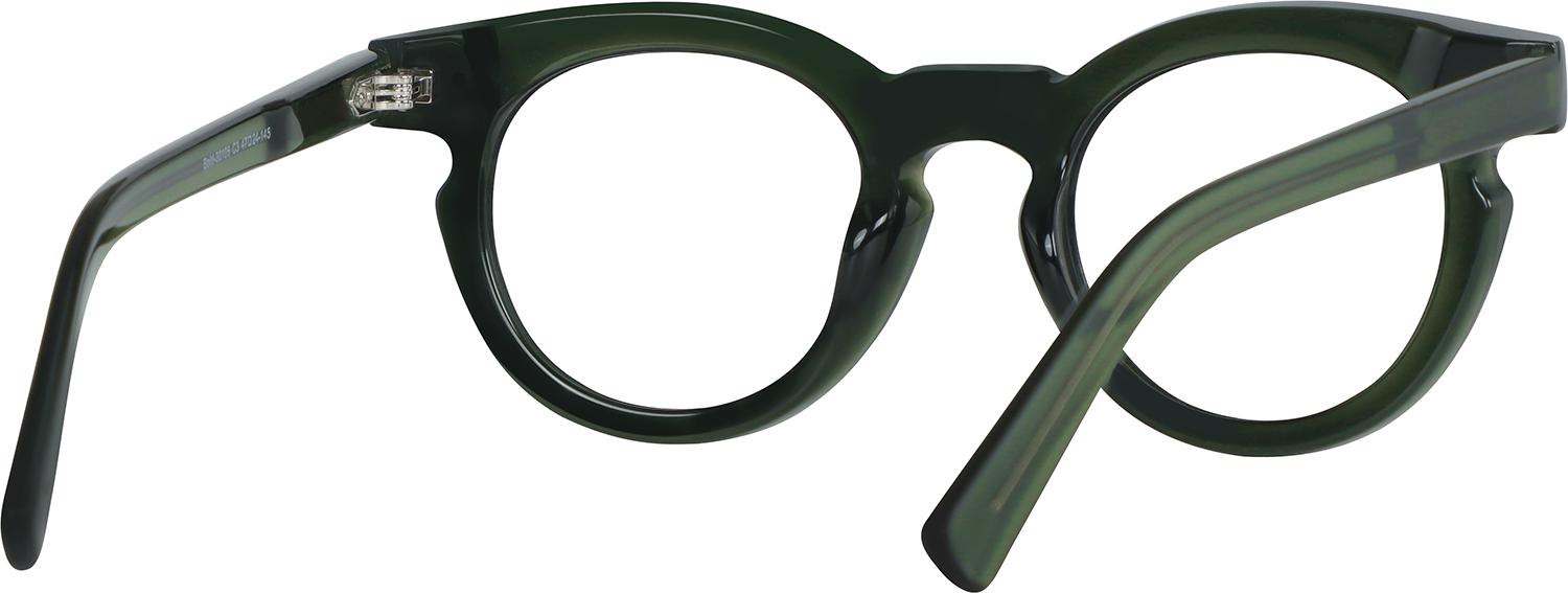 Georgie Round Green Eyeglasses | Fytoo Optical