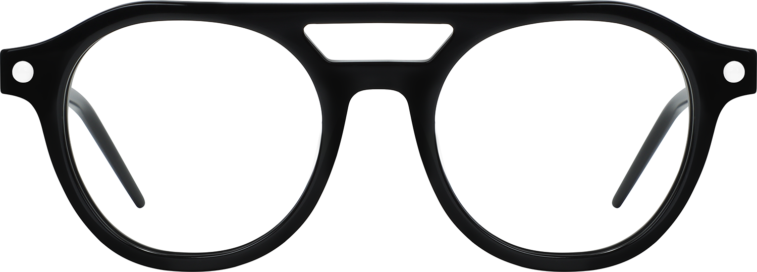 Barry Aviator Black Eyeglasses | Fytoo Optical