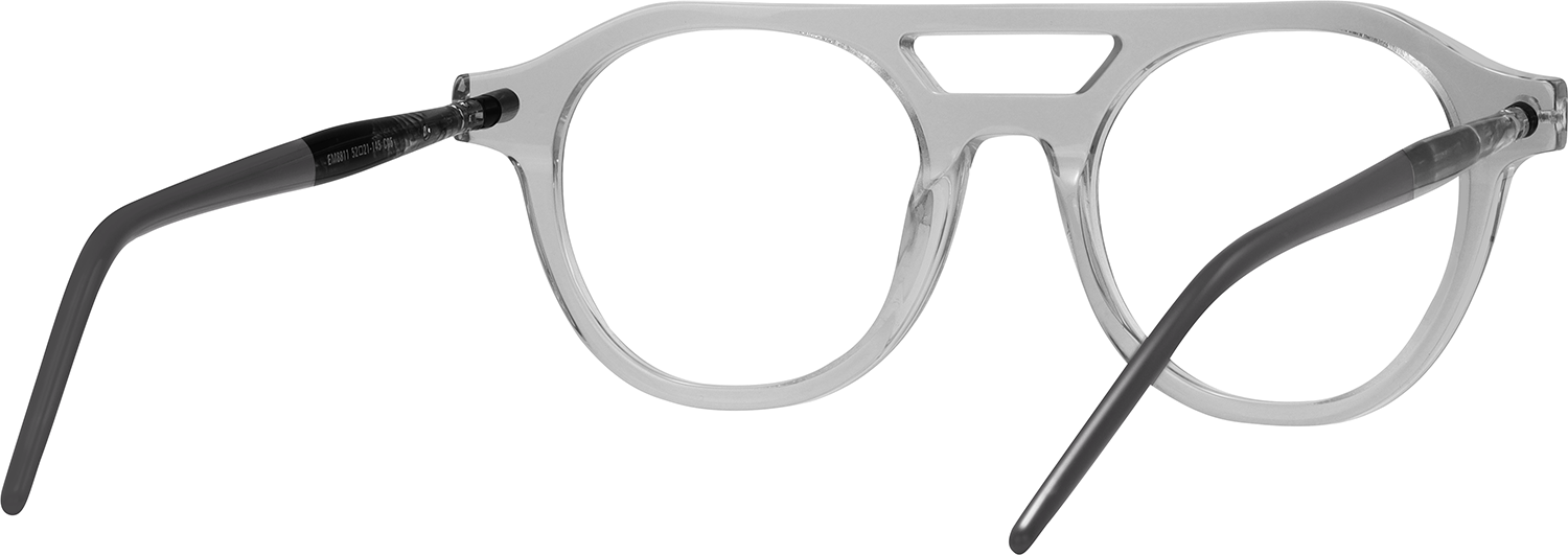 Barry Aviator Grey Eyeglasses | Fytoo Optical