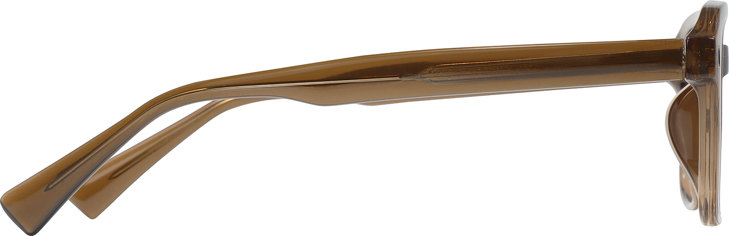 Danny Rectangle Brown Eyeglasses | Fytoo Optical