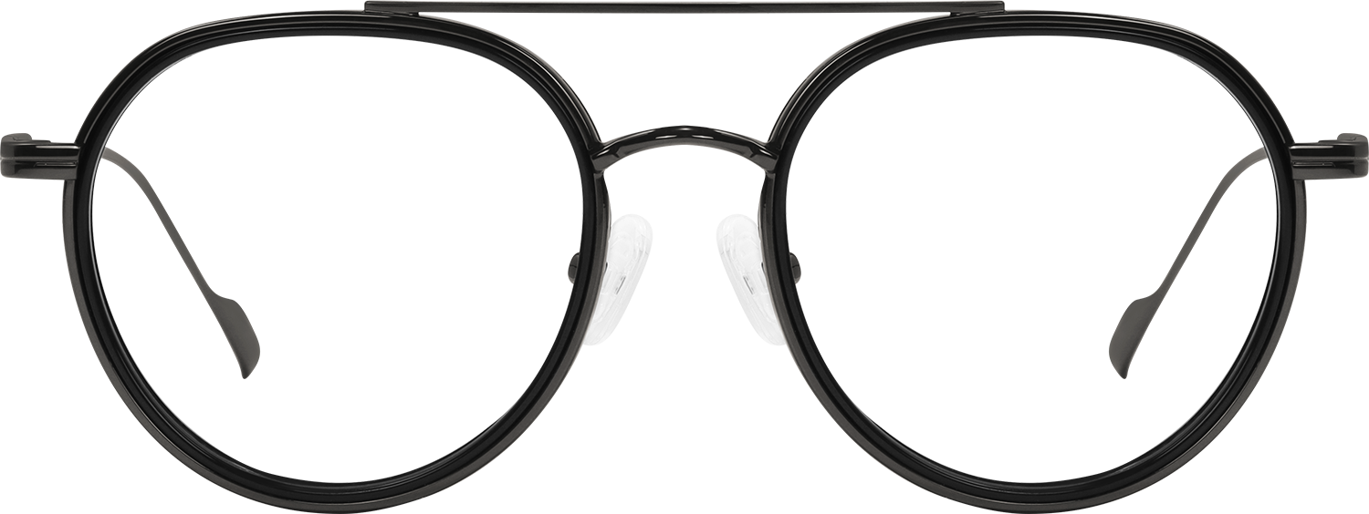 Chico Aviator Black Eyeglasses | Fytoo Optical