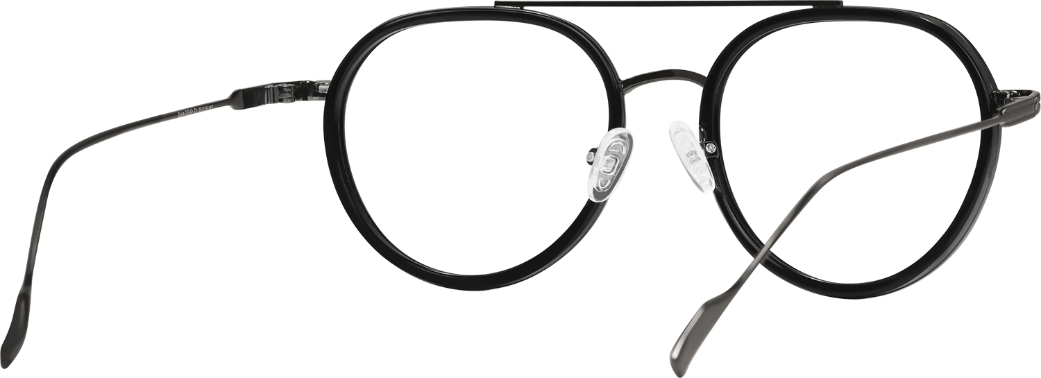 Chico Aviator Black Eyeglasses | Fytoo Optical