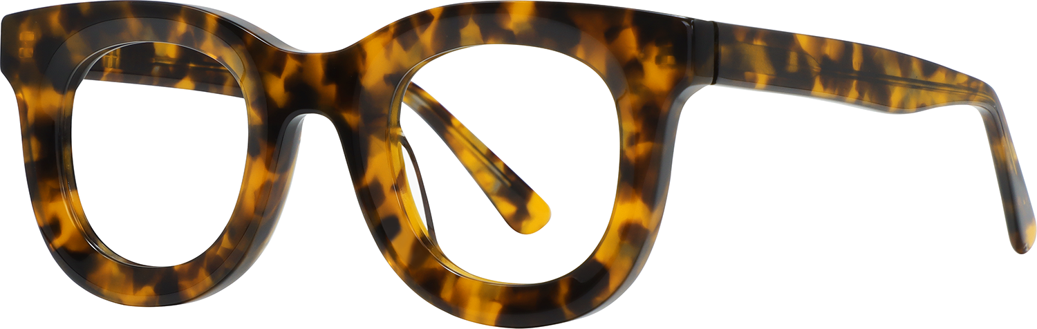 Charley Round Tortoiseshell Eyeglasses | Fytoo Optical