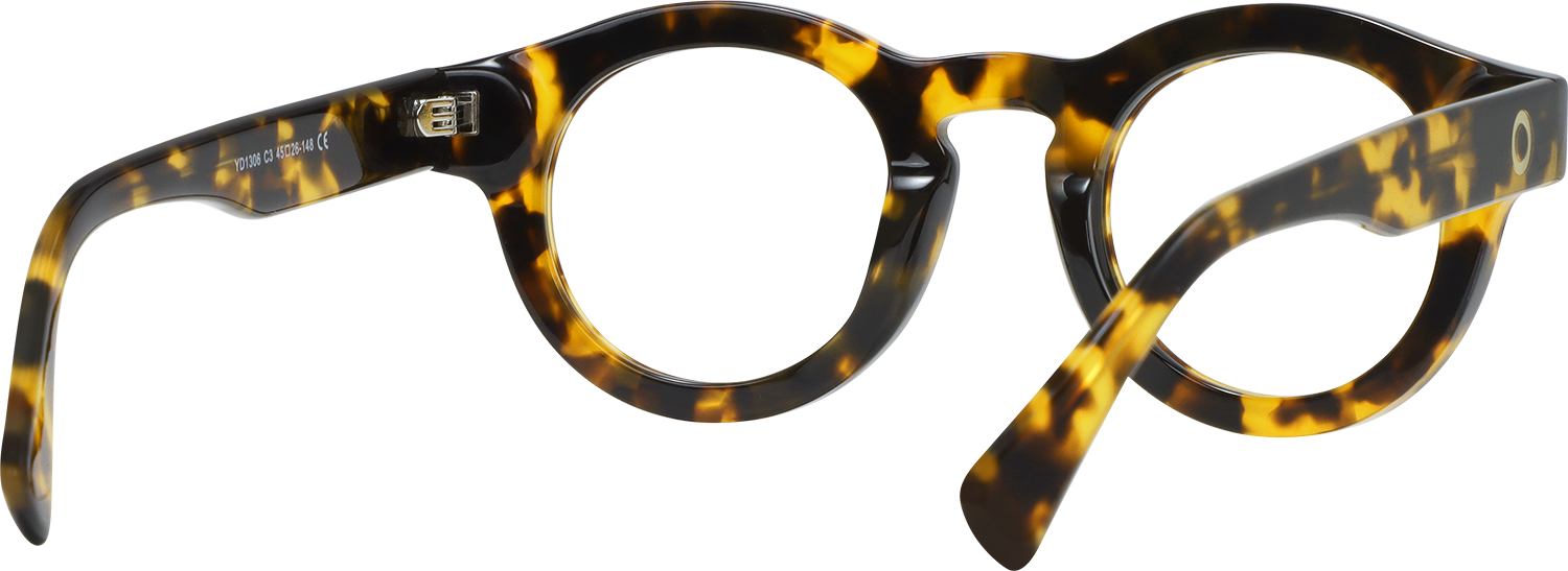 August Round Tortoiseshell Eyeglasses | Fytoo Optical