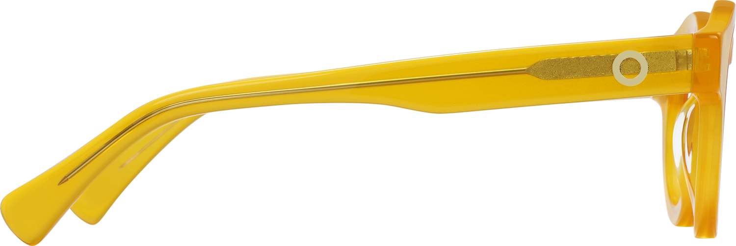 August Round Orange Eyeglasses | Fytoo Optical