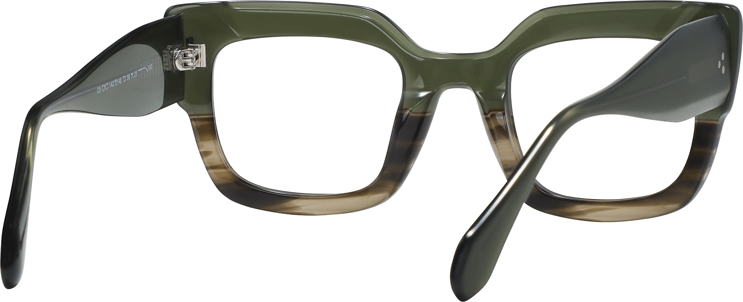 Fiona Rectangle Two-Tone Eyeglasses | Fytoo Optical