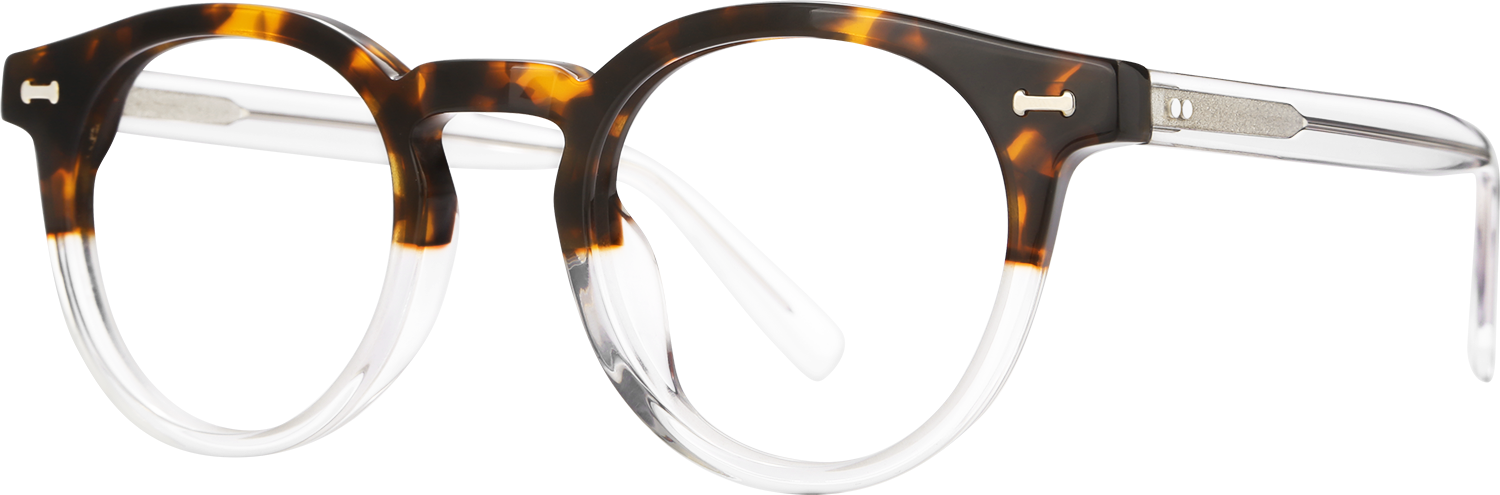 Louise Round Two-Tone Eyeglasses | Fytoo Optical