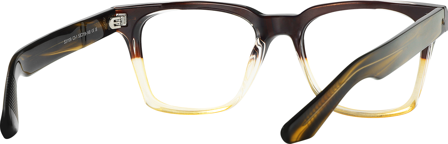 Maggy Rectangle Two-Tone Eyeglasses | Fytoo Optical