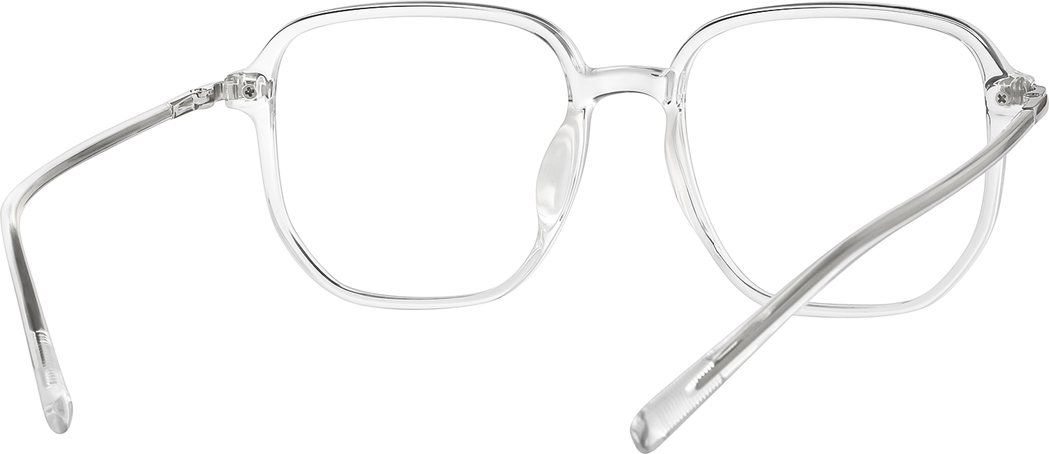 Lois Geometric Transparent Eyeglasses | Fytoo Optical