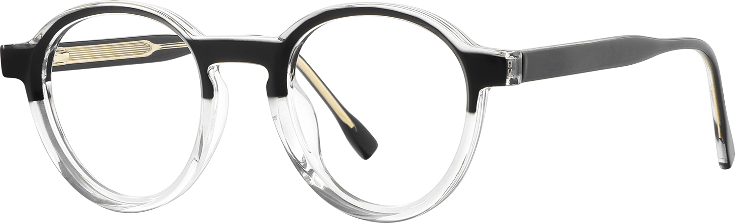 Dawn Round Two-Tone Eyeglasses | Fytoo Optical