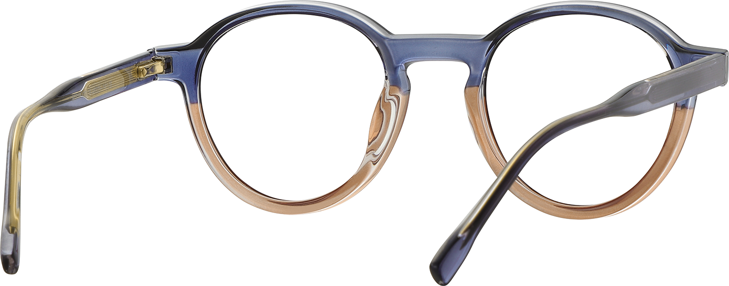 Dawn Round Two-Tone Eyeglasses | Fytoo Optical