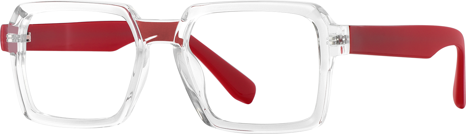 Eddy Geometric Transparent Eyeglasses | Fytoo Optical