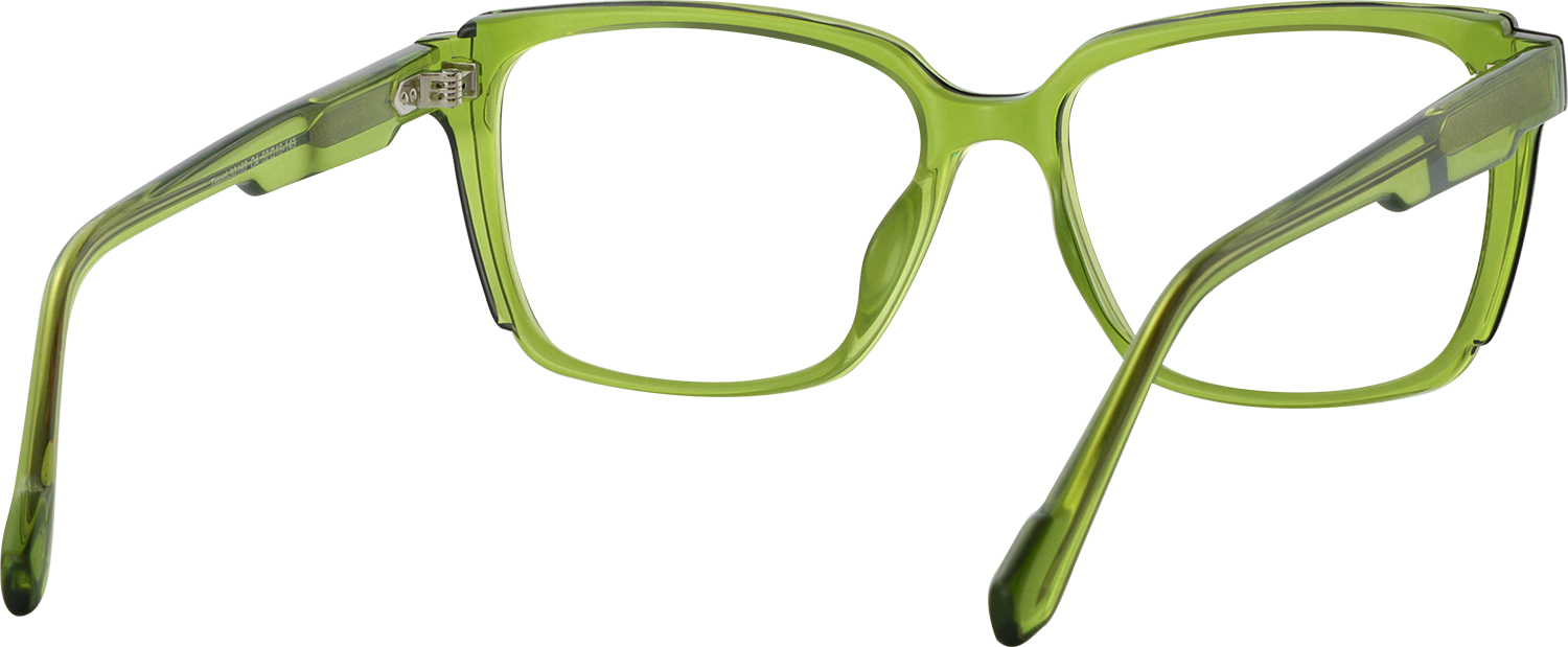 Malorie Rectangle Green Eyeglasses | Fytoo Optical