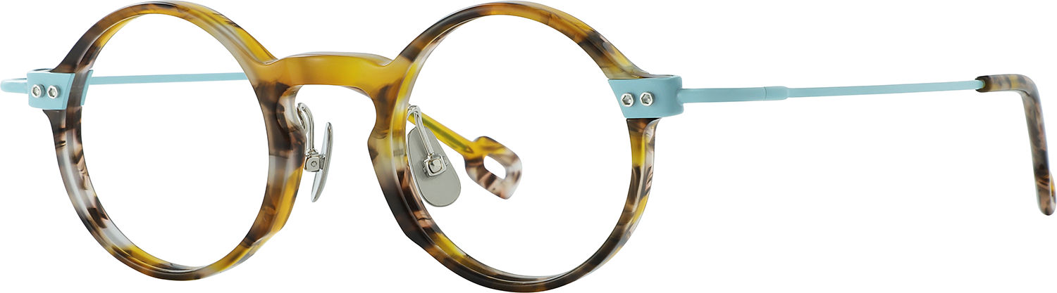 Imogen Round Tortoiseshell Eyeglasses | Fytoo Optical