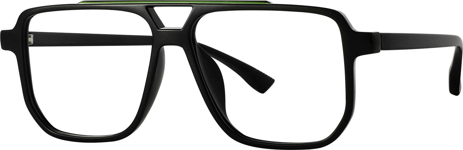 Xeilila Aviator Black Eyeglasses | Fytoo Optical