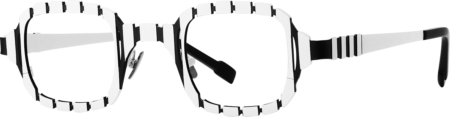 Rangey Square Tow Tone Eyeglasses | Fytoo Optical