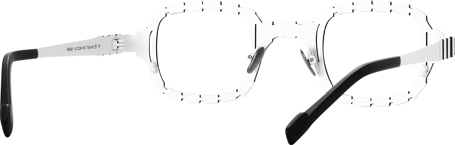 Rangey Square Tow Tone Eyeglasses | Fytoo Optical