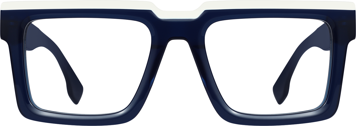 Echo Geometric Two-Tone Eyeglasses | Fytoo Optical