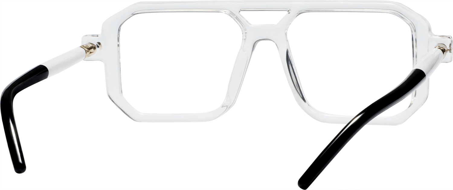 Tara Geometric Transparent Eyeglasses | Fytoo Optical