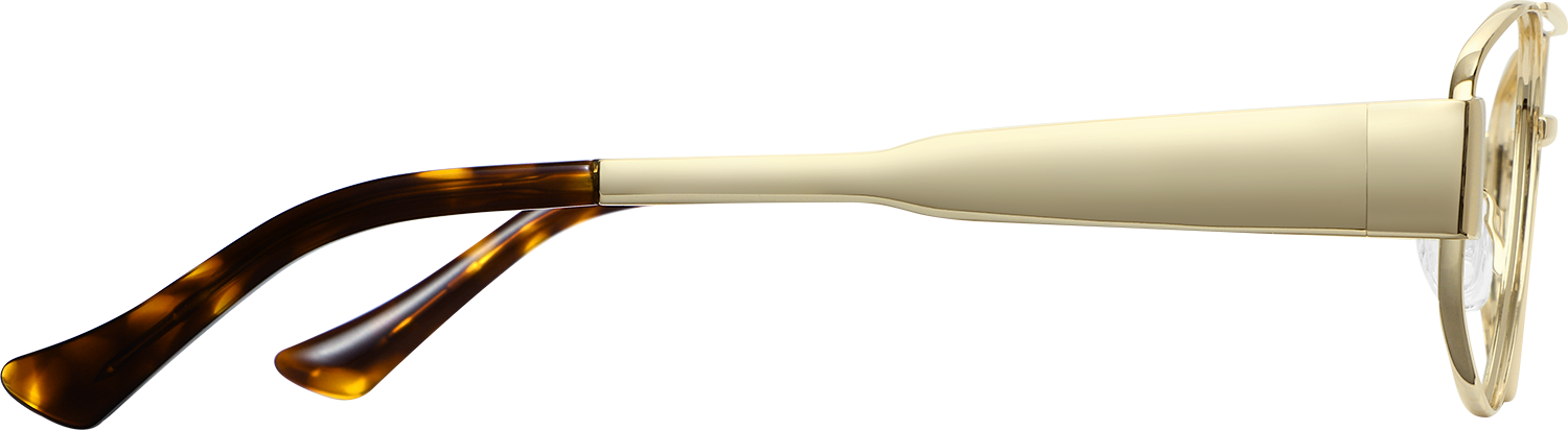Avenn Aviator Golden Eyeglasses | Fytoo Optical