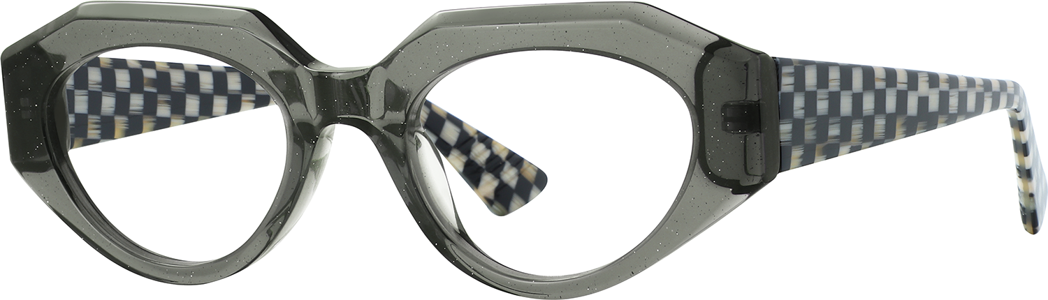 Mead Geometric Green Eyeglasses | Fytoo Optical