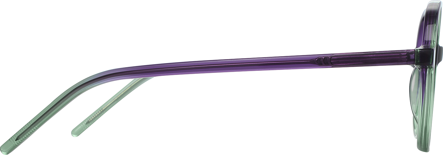 Zephyra Round Two Tone Eyeglasses | Fytoo Optical