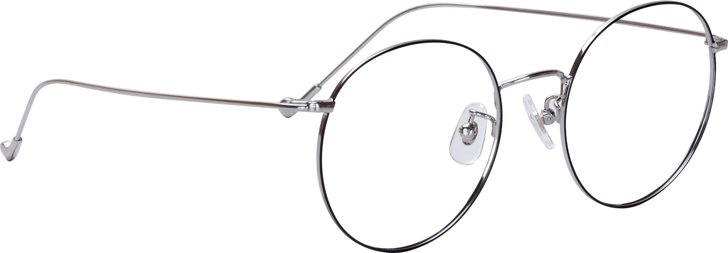 Titanium Full Rim Glasses, Round Shape Glass Frames | Fytoo Optical