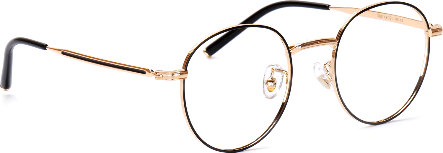 Titanium Full Rim Glasses, Round Shape Glass Frames | Fytoo Optical