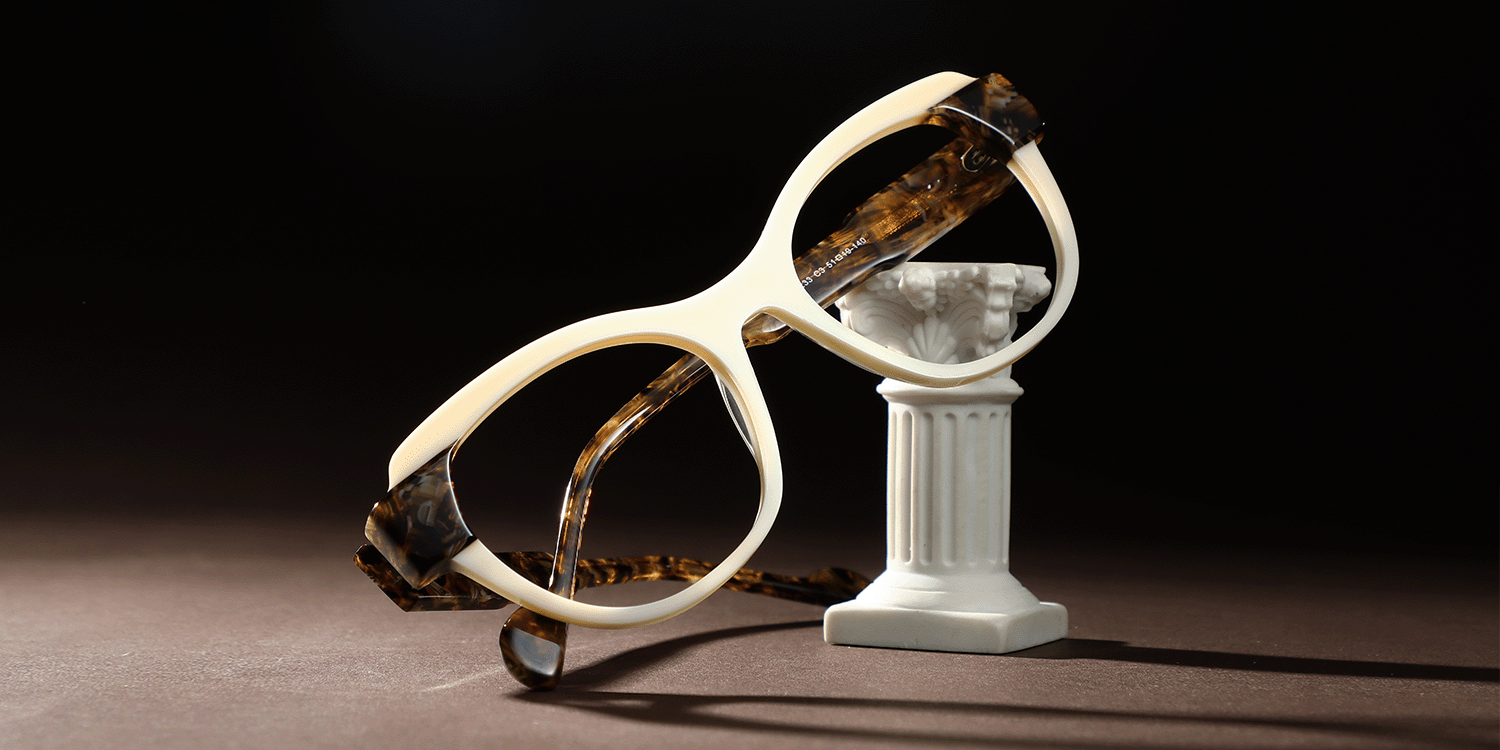 Aury Geometric Two Tone Eyeglasses | Fytoo Optical