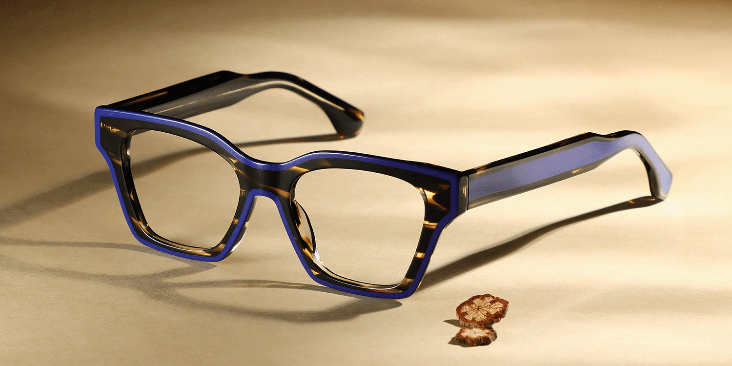Isadrianna Geometric Two Tone Eyeglasses | Fytoo Optical