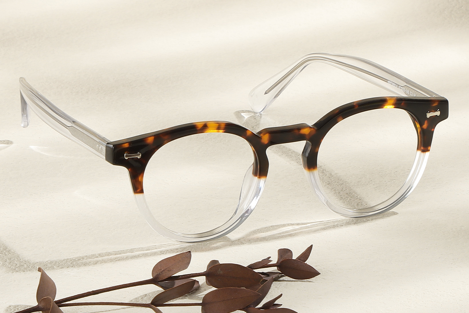 Louise Round Two-Tone Eyeglasses | Fytoo Optical