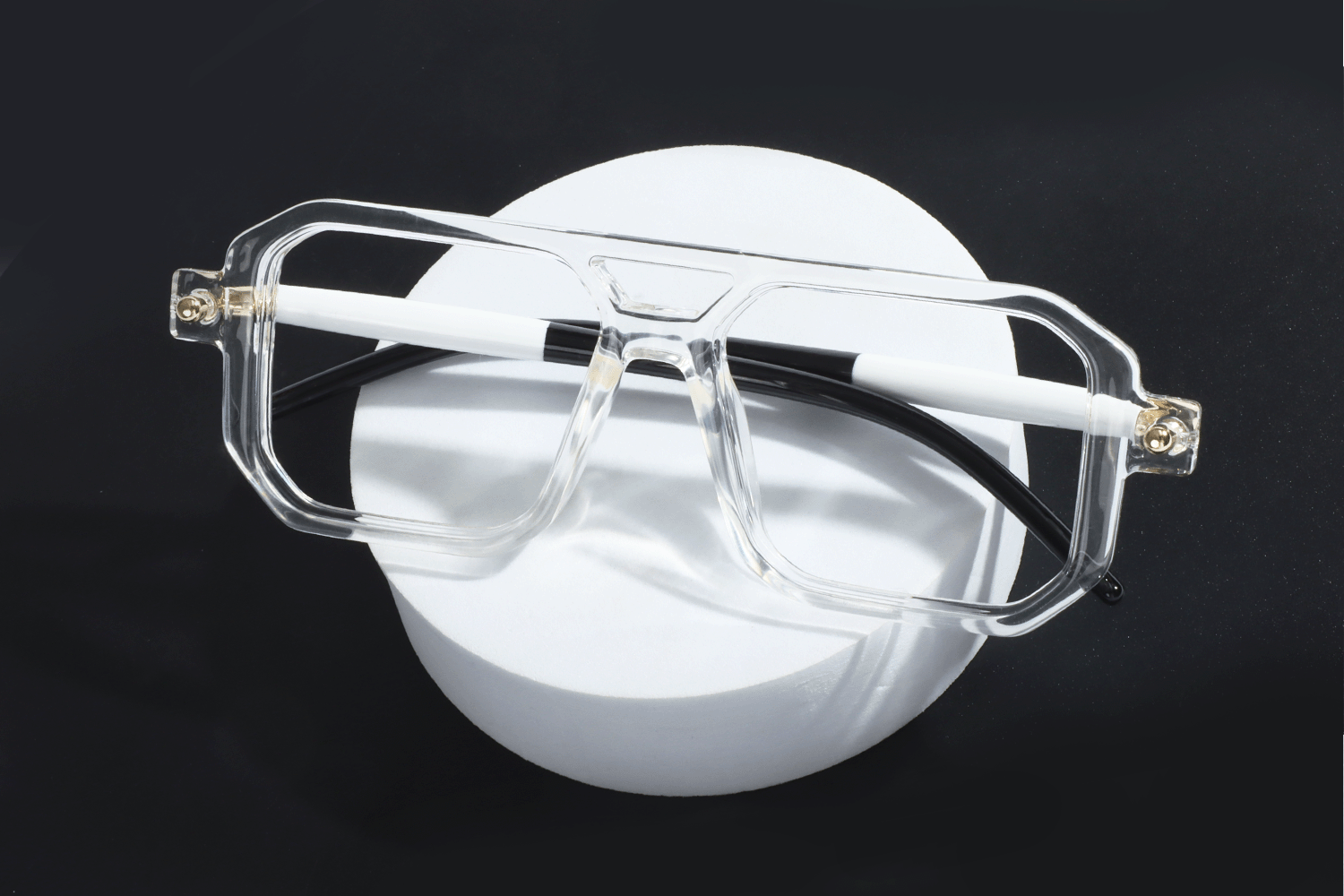 Tara Geometric Transparent Eyeglasses | Fytoo Optical
