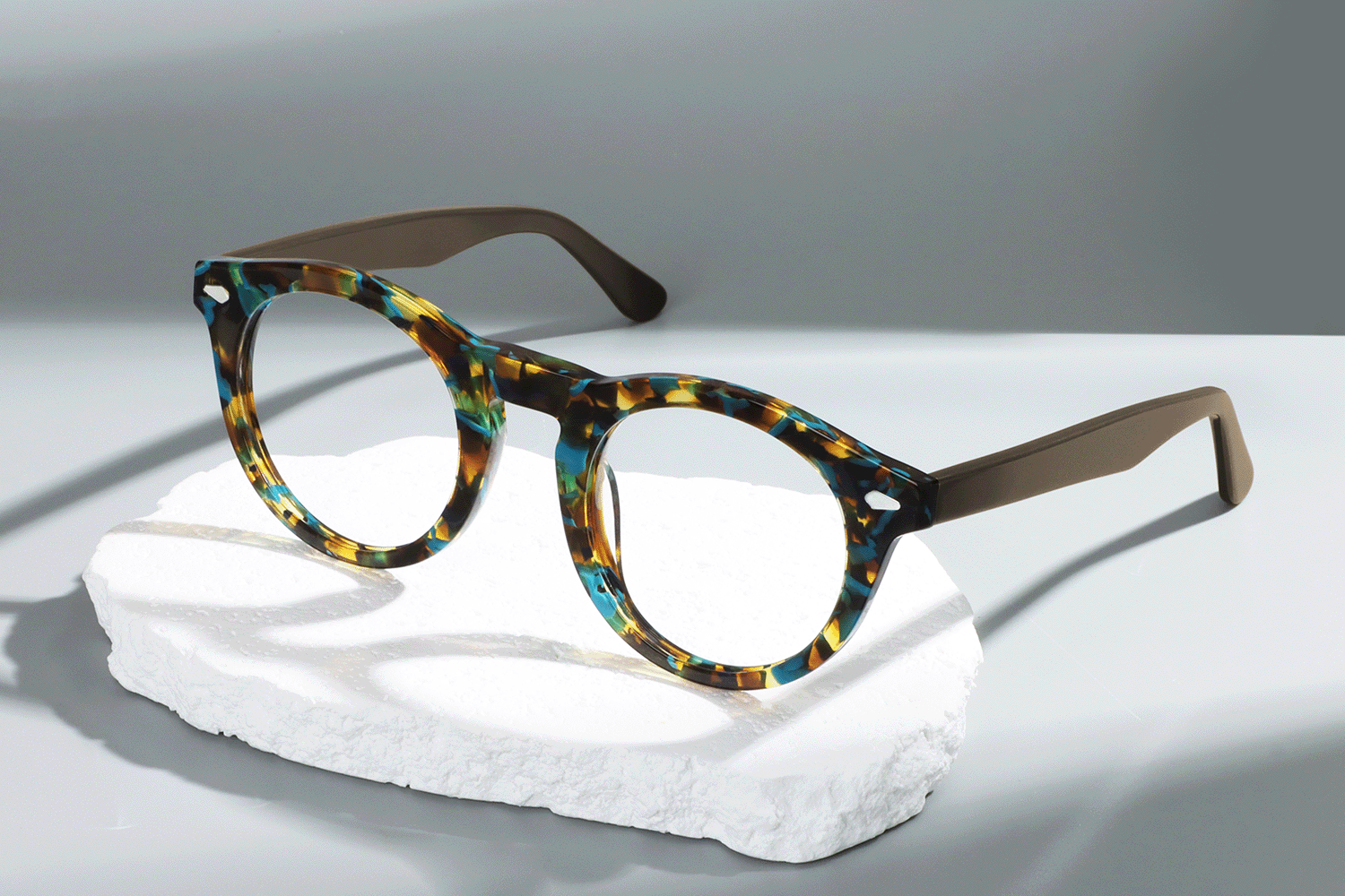 Cecilia Round Tortoiseshell Eyeglasses | Fytoo Optical