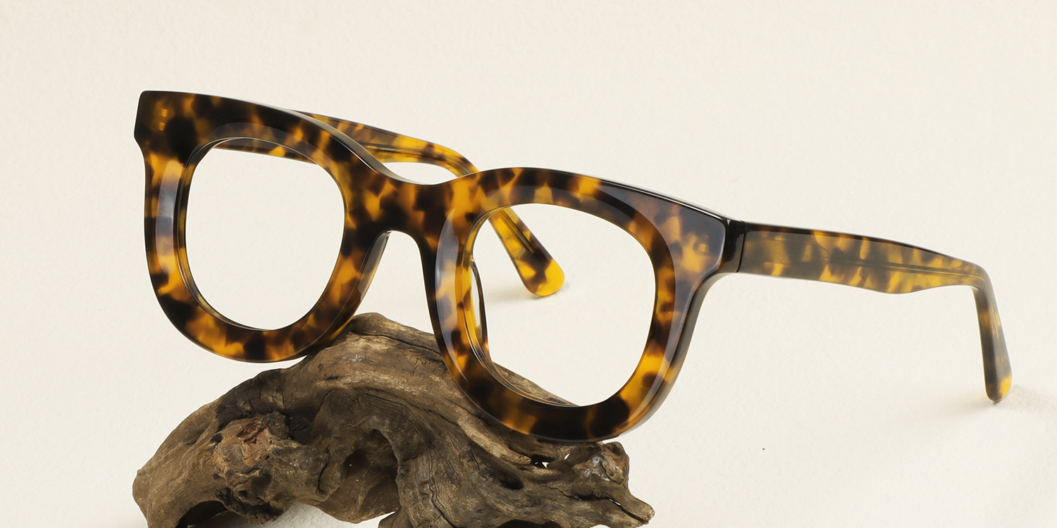 Charley Round Tortoiseshell Eyeglasses | Fytoo Optical
