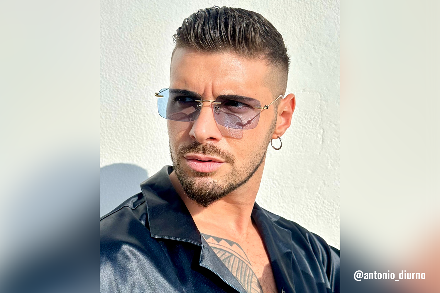 Adonis Rectangle Golden Eyeglasses | Fytoo Optical