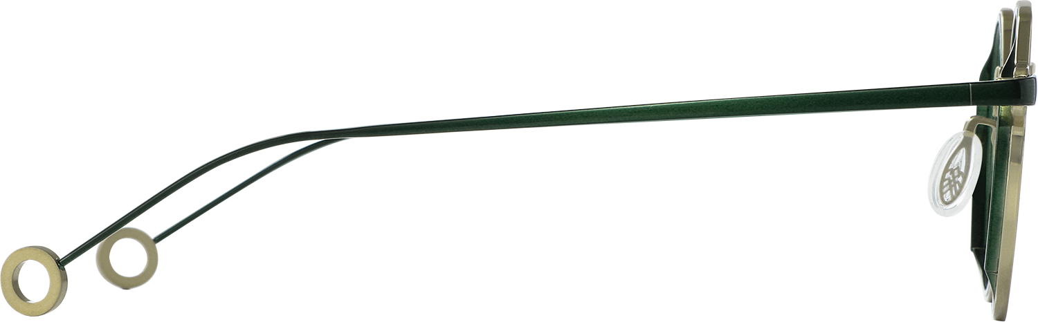 Shaleen Geometric Green Eyeglasses | Fytoo Optical